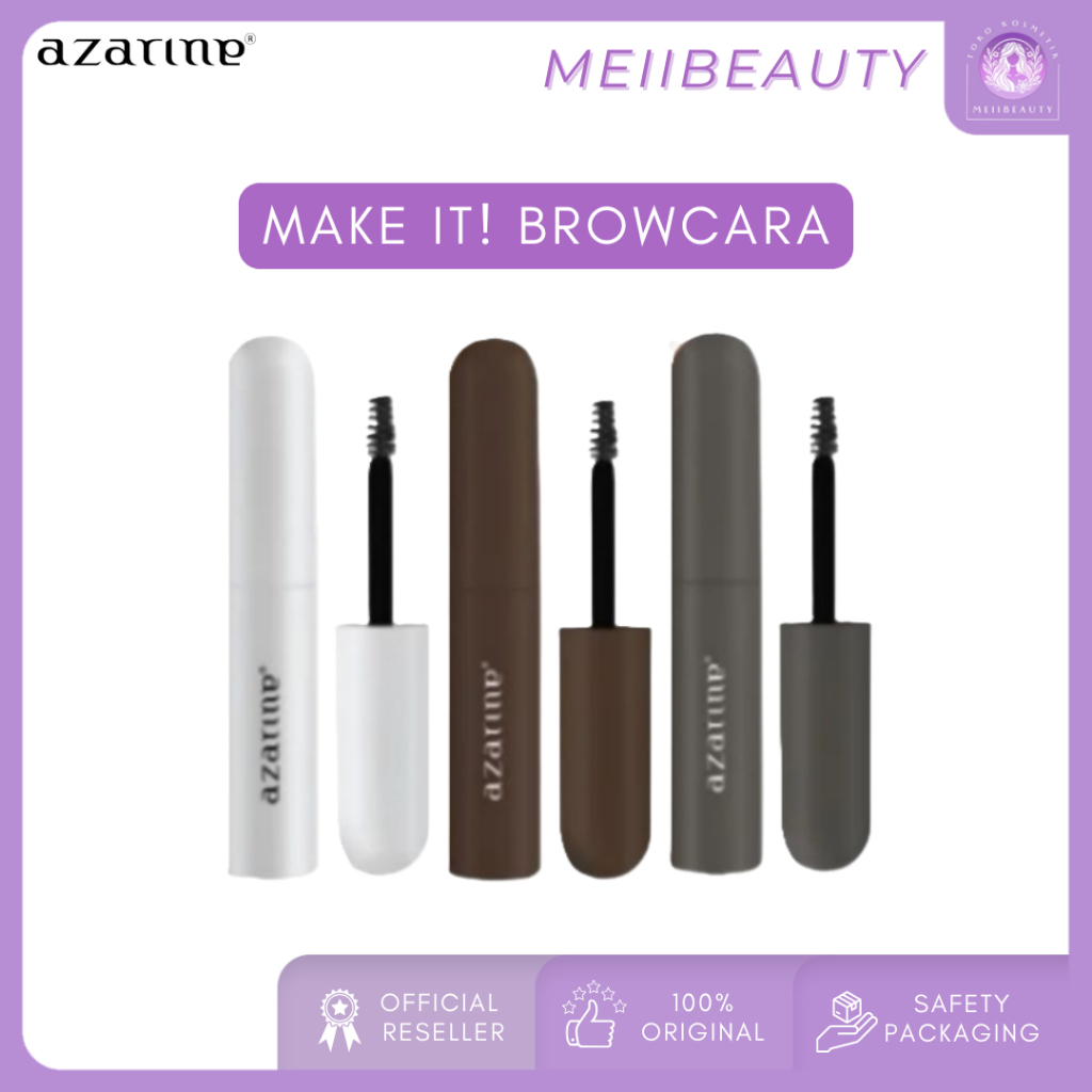 Jual Azarine Make It Brow Cara | Browcara Maskara Alis Makeup | Shopee ...