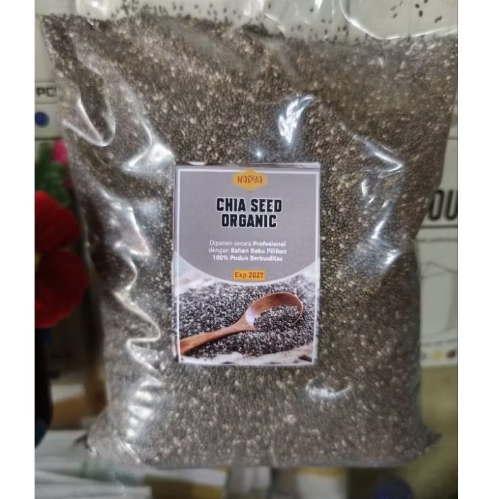 Jual Chia Seed Organic / Biji Chiaseed Natural Premium 1 kg - 500 gram ...