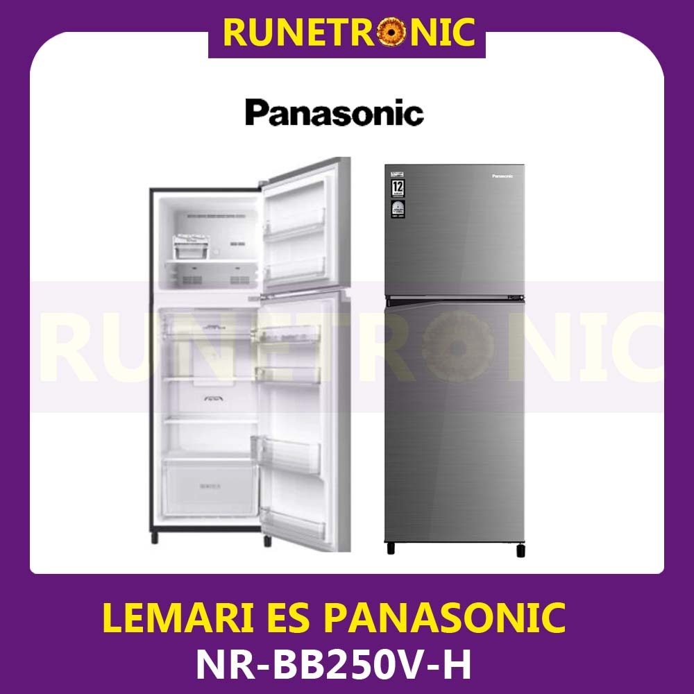 Jual KULKAS PANASONIC 2 PINTU INVERTER NR-BB250V-H LEMARI ES PANASONIC INVERTER NRBB250VH 229 ...