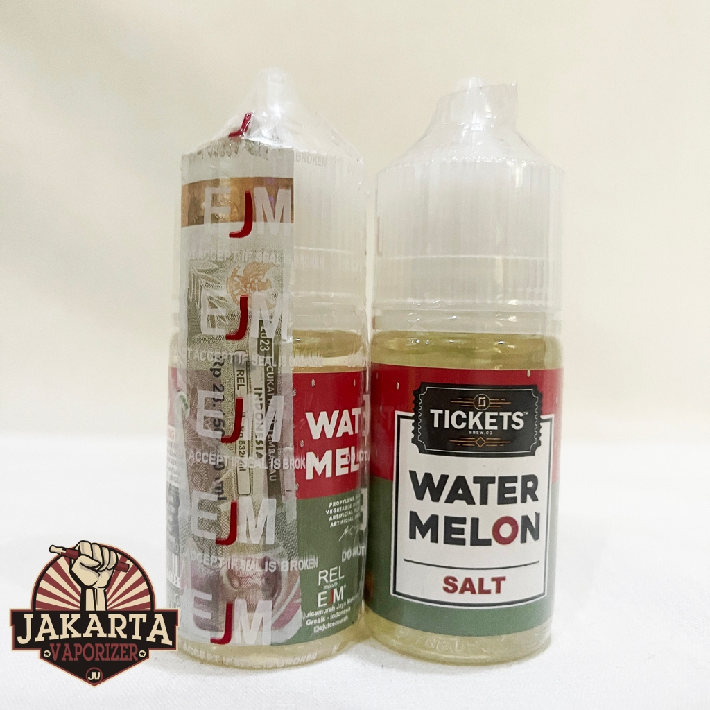 Jual [SALT] EJM TICKETS WATERMELON SALTNIC 30ML 25MG BY EJM | Shopee ...