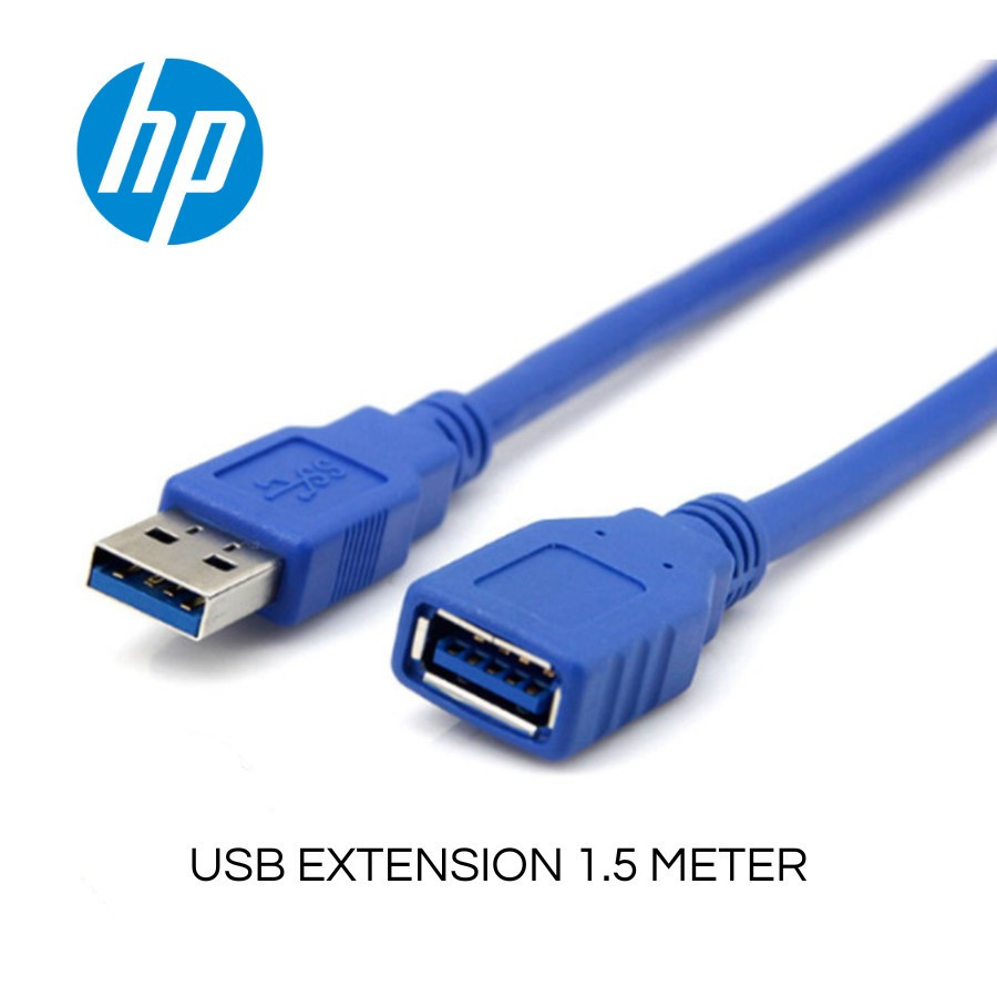 Jual HP Kabel USB Extension 1.5M / 1,5 Meter Perpanjangan USB 3.0 Male ...