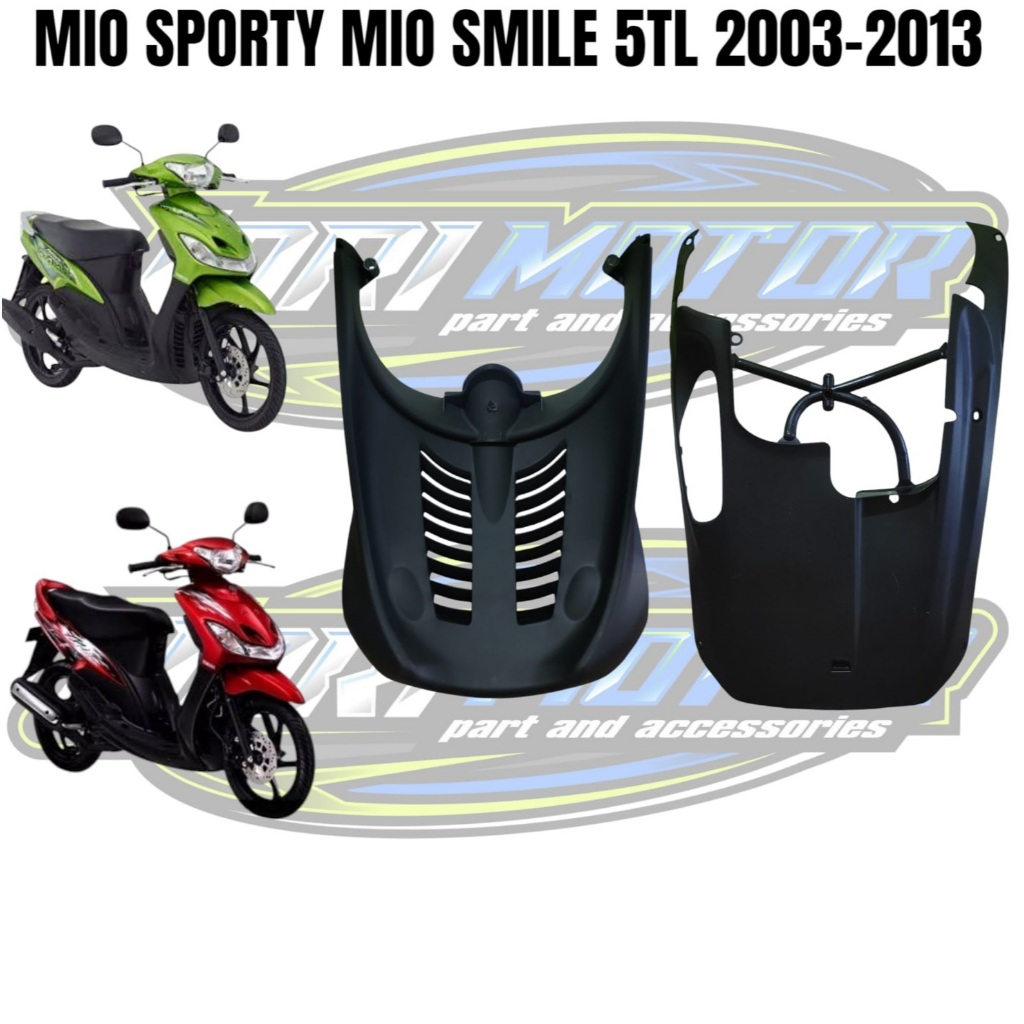 Jual Bordes Dek Kolong + Spoiler Paruh Dek Lumpur Yamaha Mio Smile 5TL ...