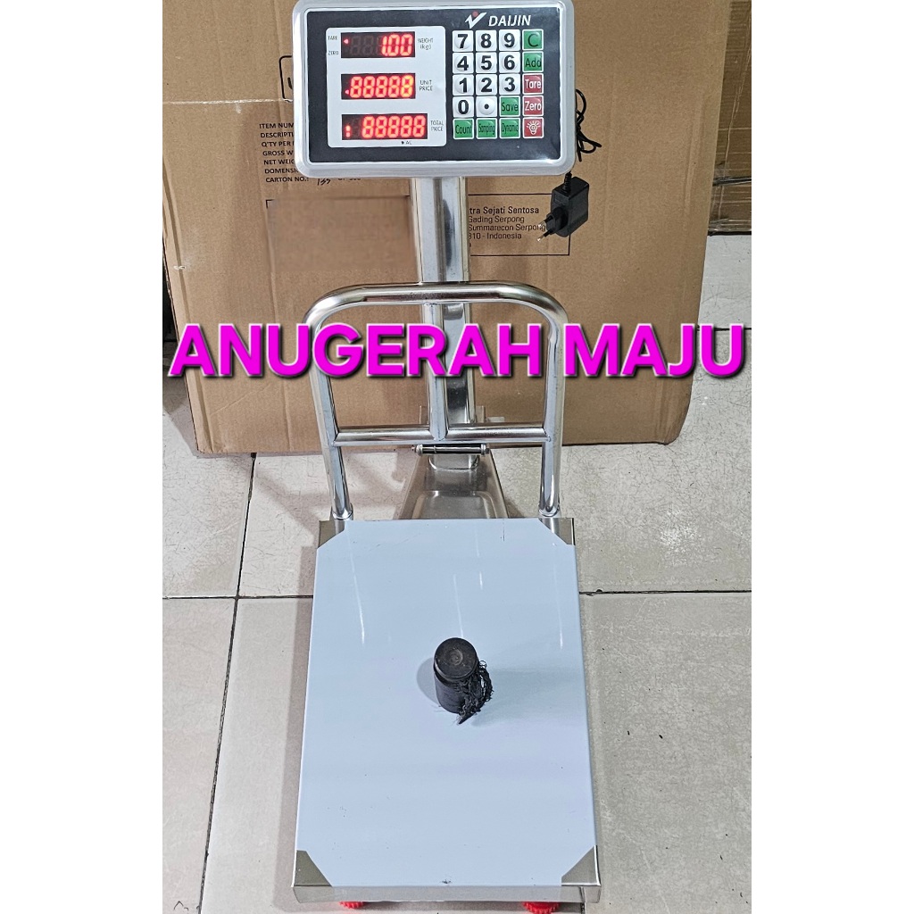 Jual Timbangan Digital Stainless 150 kg Waterproof Anti Air DAIJIN ...