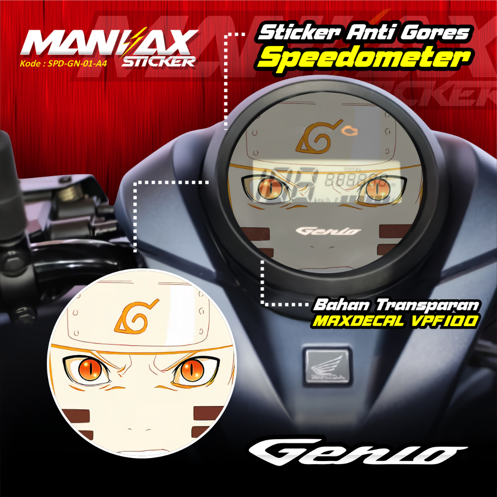 Jual STIKER SPEDOMETER MOTOR GENIO-STIKER SPEDO TRANPARAN ANIME-KODE ...