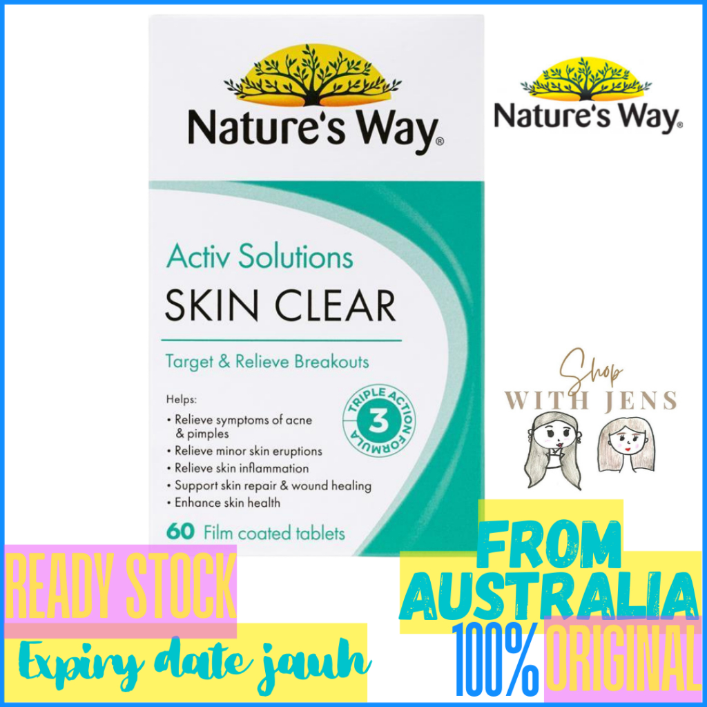 Jual SALE SALE expiry July 2026 Natures Way Active Solutions Skin Clear ...