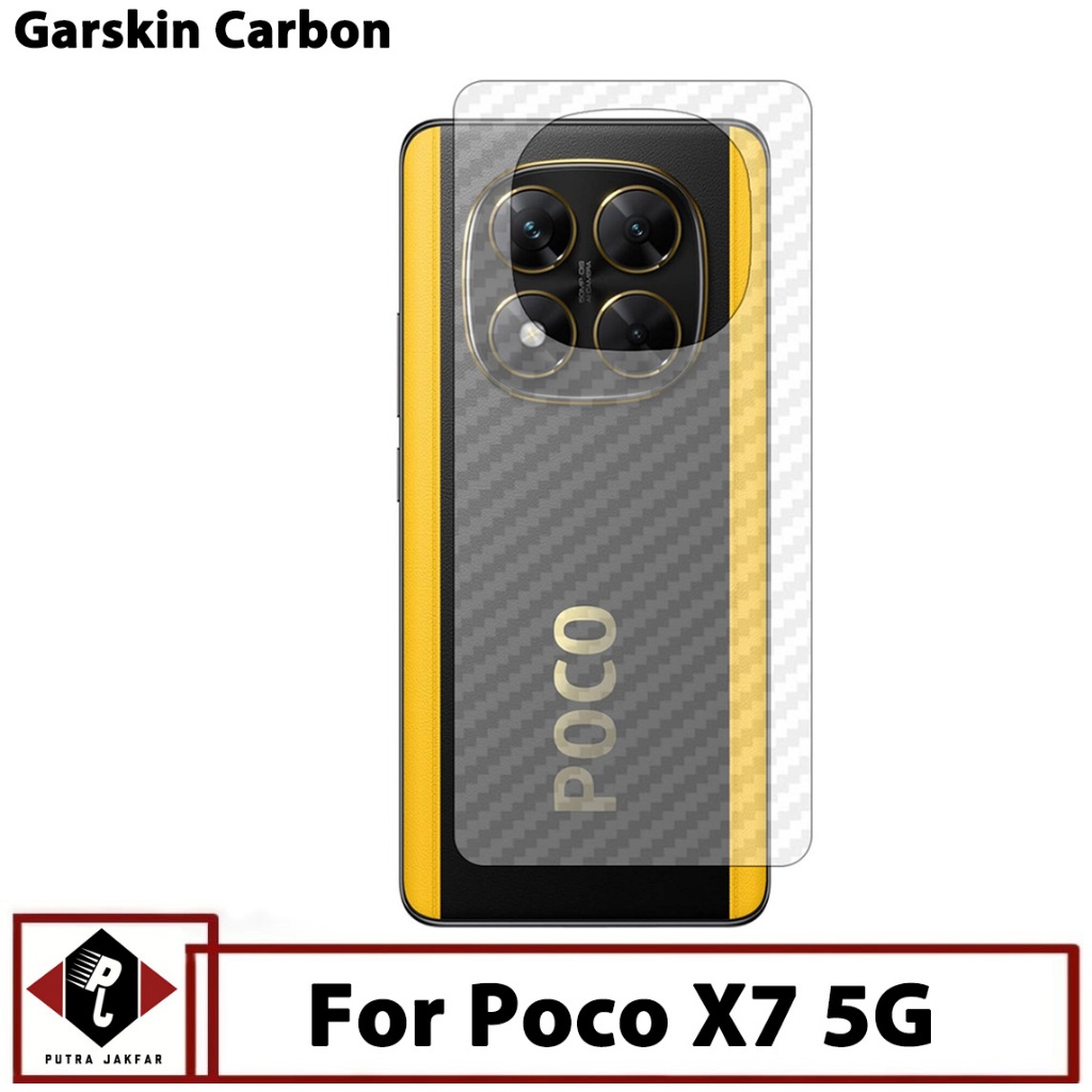 Jual Garskin Poco X7 5G Skin Carbon Hydrogell Anti Jamur | Shopee Indonesia