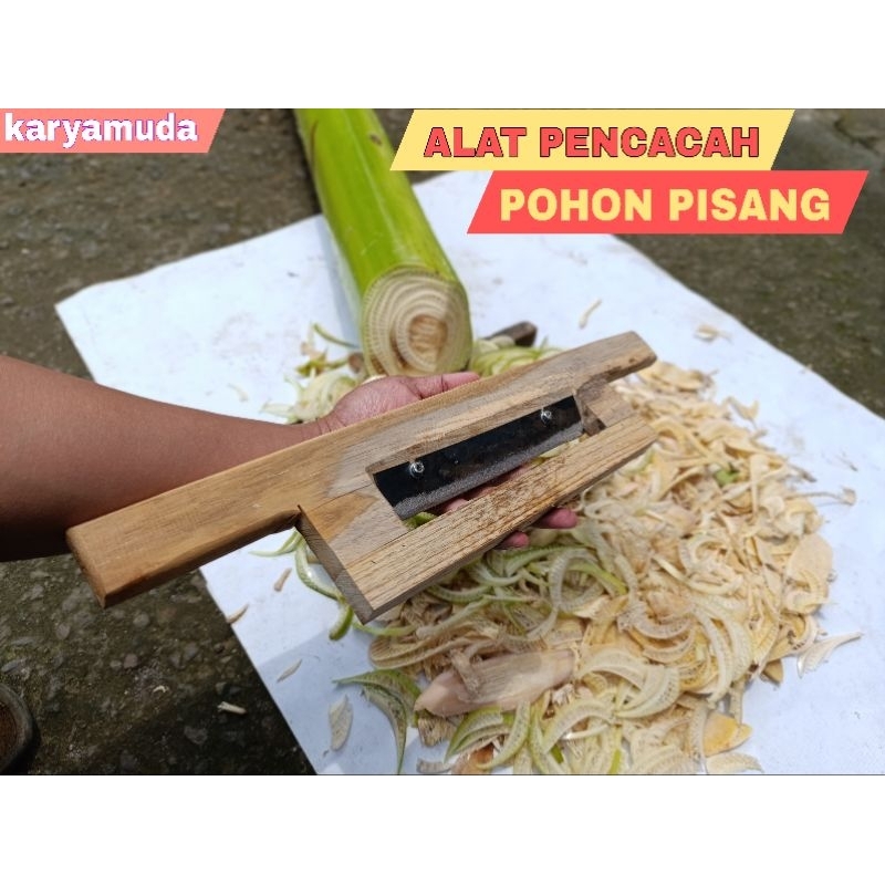 Jual Alat Pengiris/Irisan Pohon/Batang Pisang Pencacah Gedebog Untuk ...