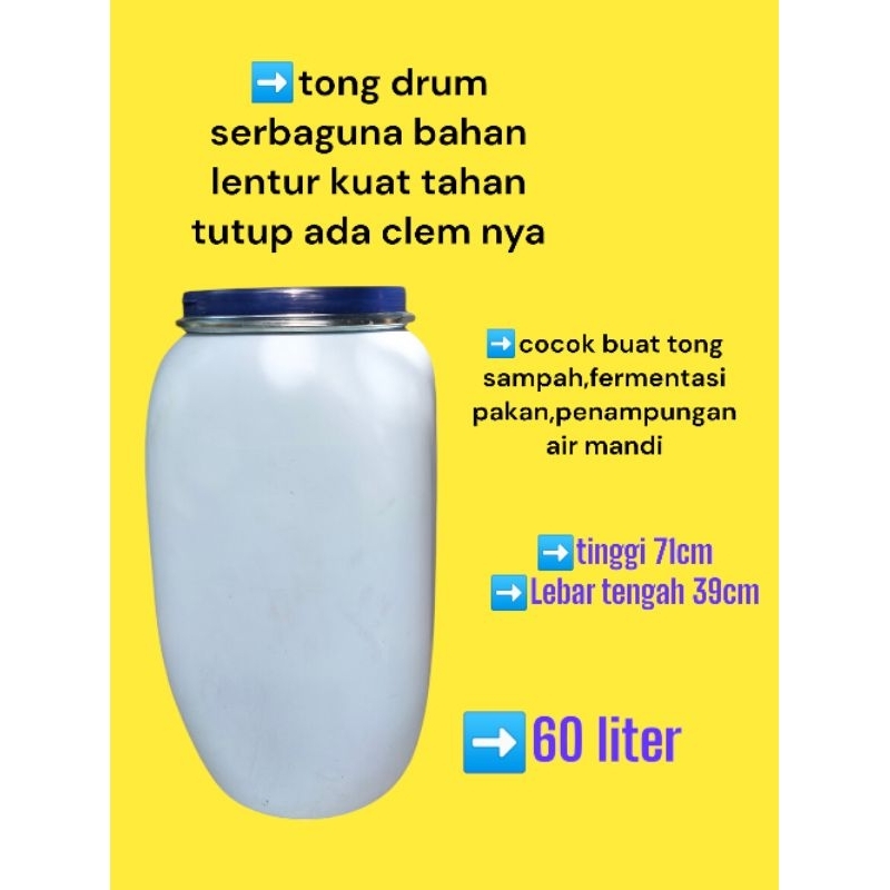 Jual tong serbaguna tong fermentasi tong sampah tong air mandi | Shopee ...