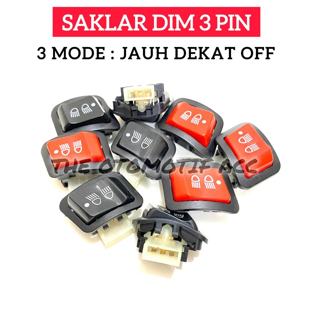 Jual Saklar Tombol Dim 3 Mode 3 Fungsi Jauh Dekat Off Saklar On Off ...