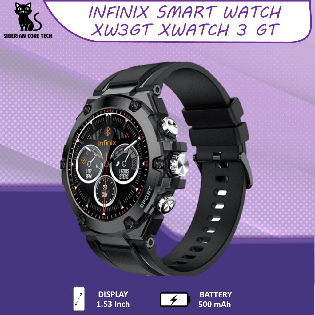 Jual INFINIX SMART WATCH XW3GT XWATCH 3 GT GREY | GARANSI RESMI ...