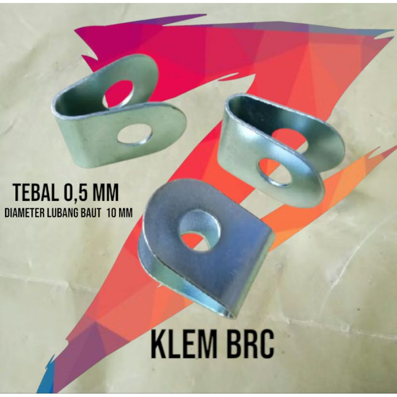 Jual Klem BRC Tebal 0,5 mm konektor pagar brc / Klem penjepit pagar brc ...