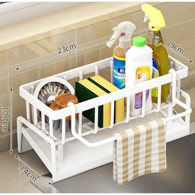Jual Rak Sabun Cuci Piring Wastafel Tempat Penyimpanan Spons Sponge ...