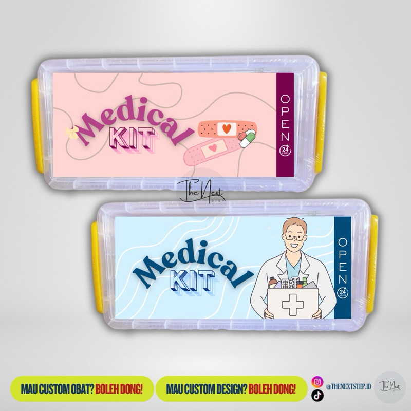 Jual Medical Kit Custom | Kotak P3K Estetik | Apotek Mini | Bisa Custom ...