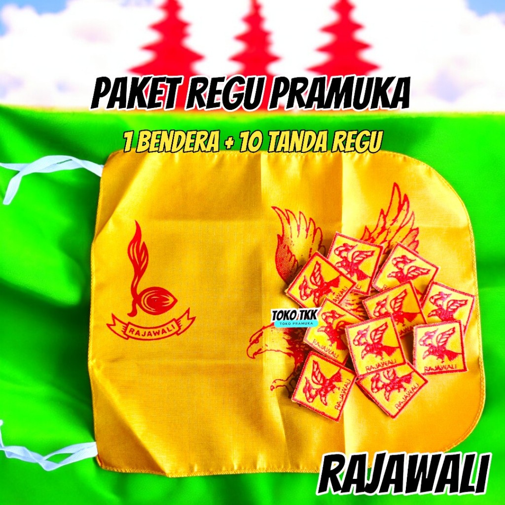 Jual Paket regu pramuka rajawali ( 1 bendera regu + 10 tanda regu ...