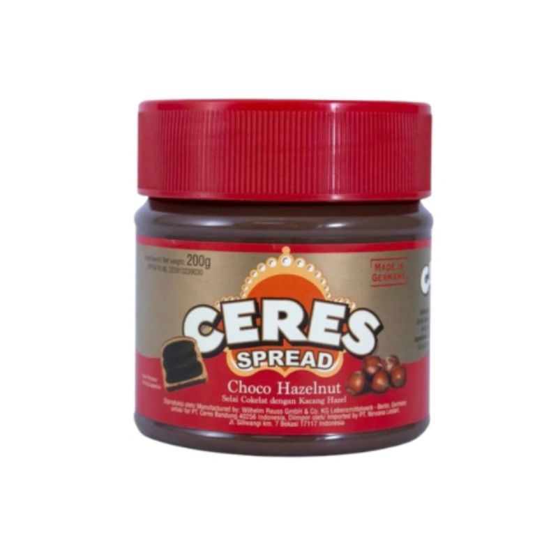 Jual Ceres Choco Chocolate Spread Hazelnut 200Gr - Ceres Cokelat Kacang ...