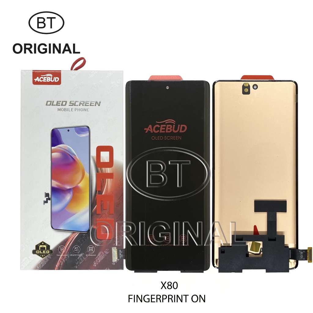 Jual LCD VIVO X80 - FINGERPRINT ON - OLED ACEBUD | Shopee Indonesia