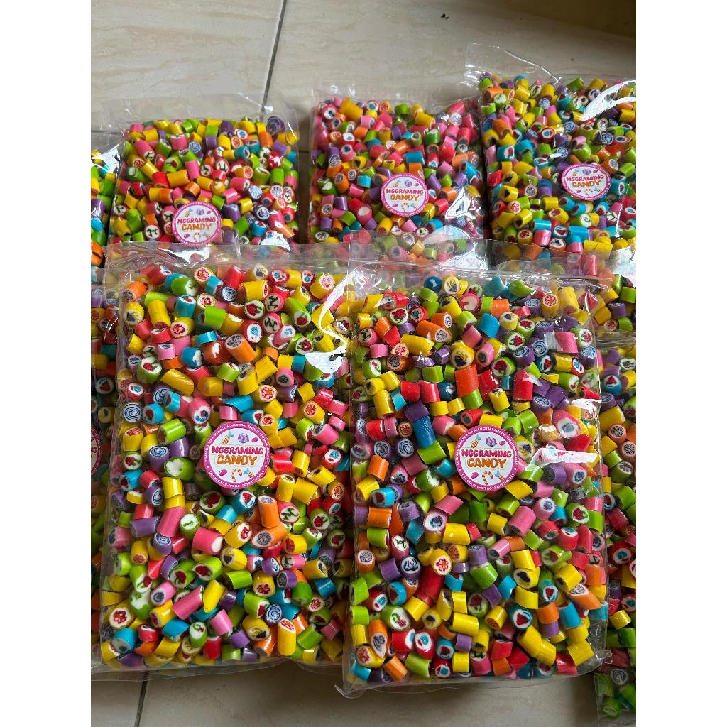 Jual Sticky Candy Premium Nggraming Warna-warni karakter ,gula,susu ...