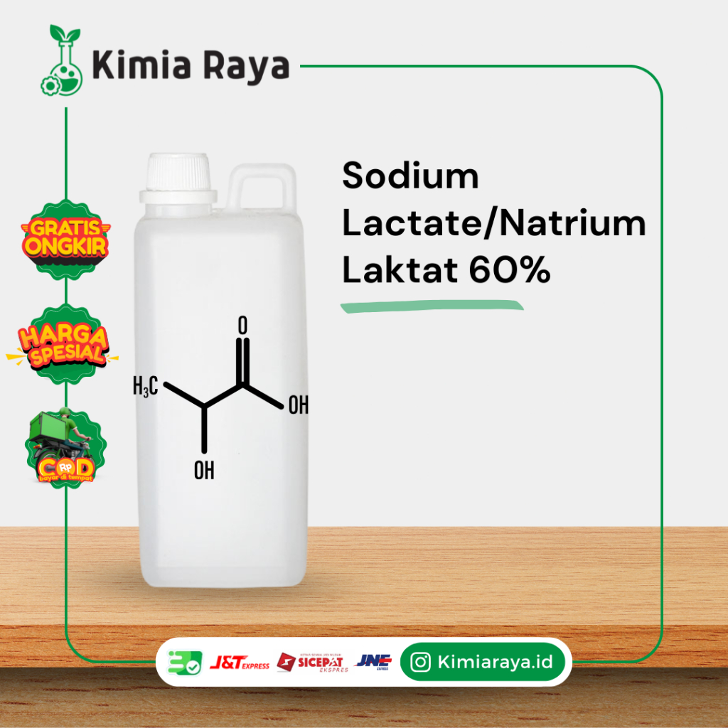 Jual Sodium Lactate/Natrium Laktat 60% (1 kg) | Shopee Indonesia