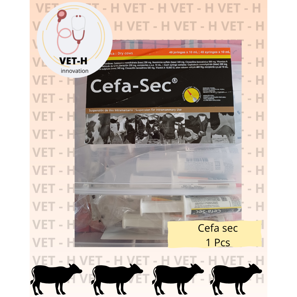 Jual Cefa-Sec Agrovet (1 Psc) – Infus antibiotik untuk sapi kering | Shopee Indonesia