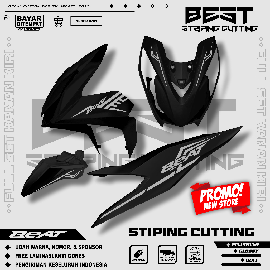 Jual STRIPING CUTTING BEAT DELUXE 2020 2021 2022 2023 STIKER CUTTING ...