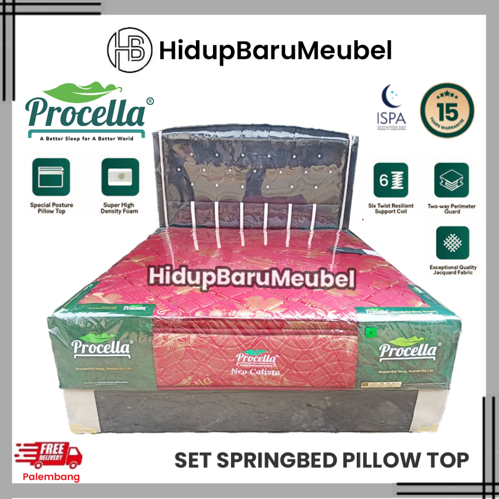 Jual Springbed Procella pillowtop / spring bed lapisan neo callista ...