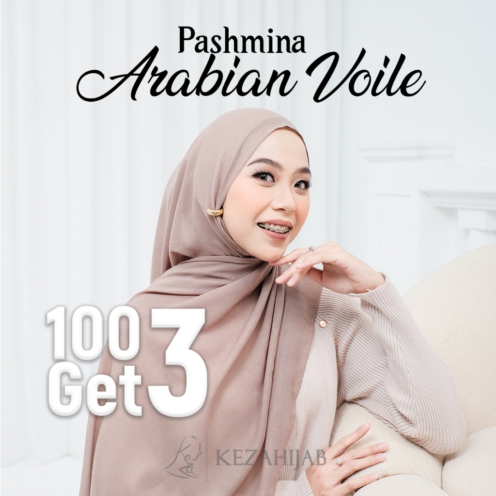 Jual Elsan - Miracle Shawl Arabian Voile - Pashmina Voal | Shopee Indonesia