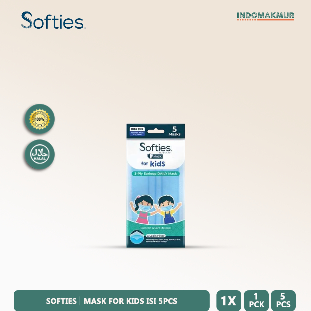 Jual Softies Mask For Kids - Masker Anak | Shopee Indonesia