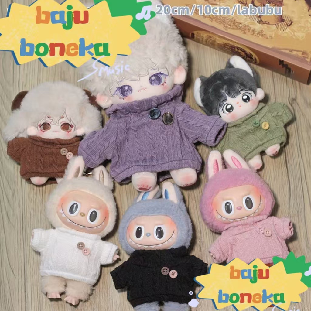 Jual [READY STOCK] baju boneka baju cotton doll 20cm clothes doll 10cm ...