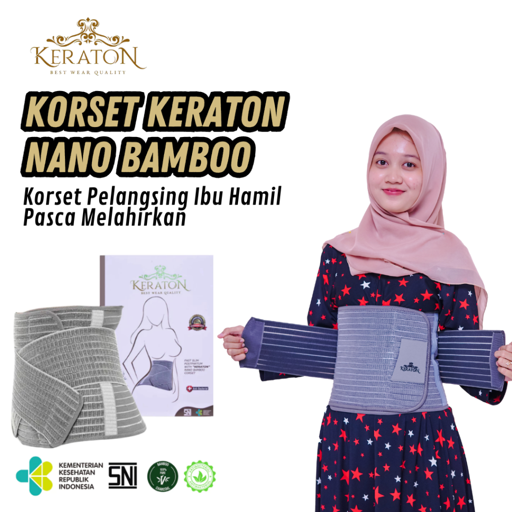 Jual Korset Nano Bamboo Korset Pelangsing Pasca Melahirkan Normal ...