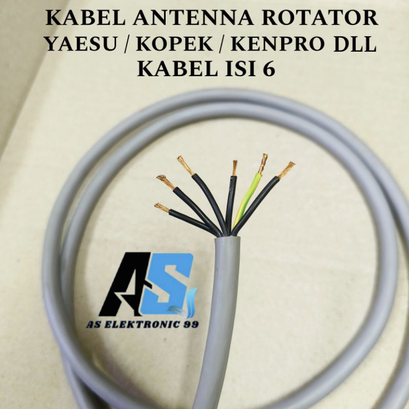 Jual KABEL ROTATOR YAESU / KOPEK / KENPRO ( KABEL ISI 6 SERABUT ...