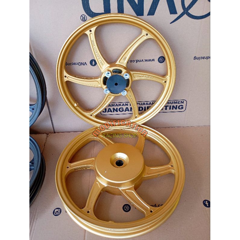 Jual VELG VND SIX STAR V1 RING 14 MATIC VARIO 110,125,150,BEAT,SCOOPY,GENIO,SPACY,MIO KARBU 110 ...