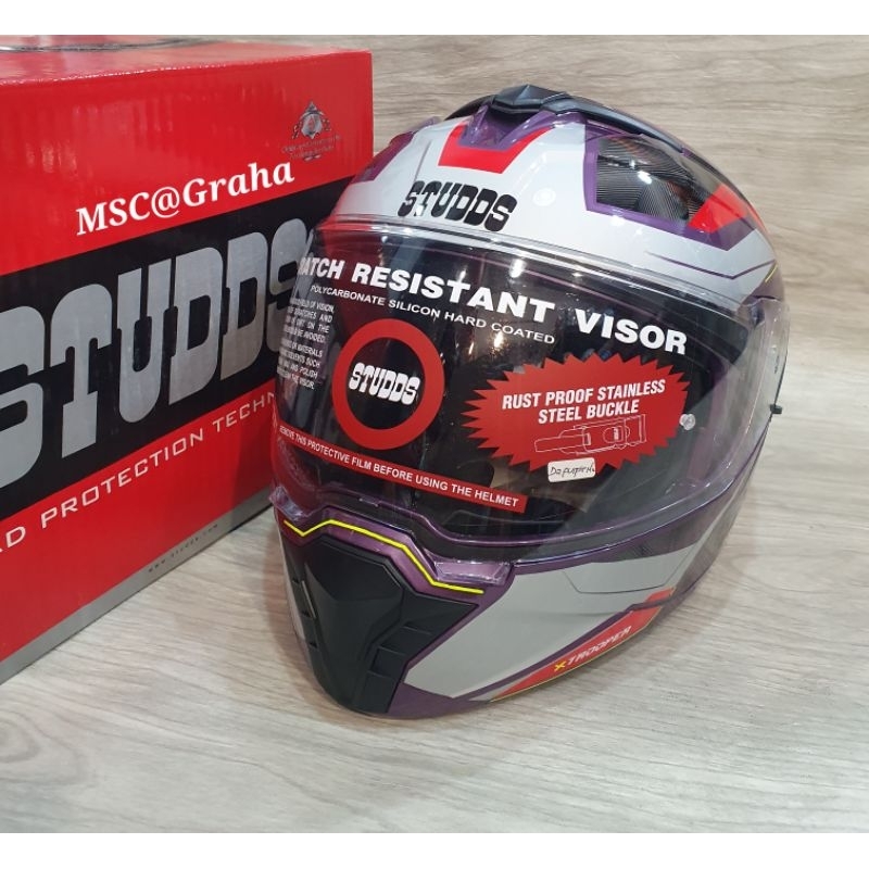 Jual HELM STUDDS TROOPER D2PPN2, MODULAR FLIP UP. | Shopee Indonesia