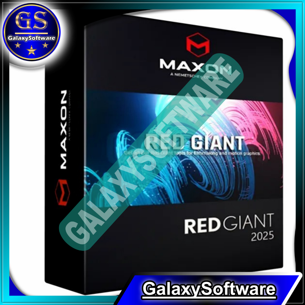 Jual Maxon Red Giant v2025.3 Windows Full Version - GalaxySoftware | Shopee Indonesia