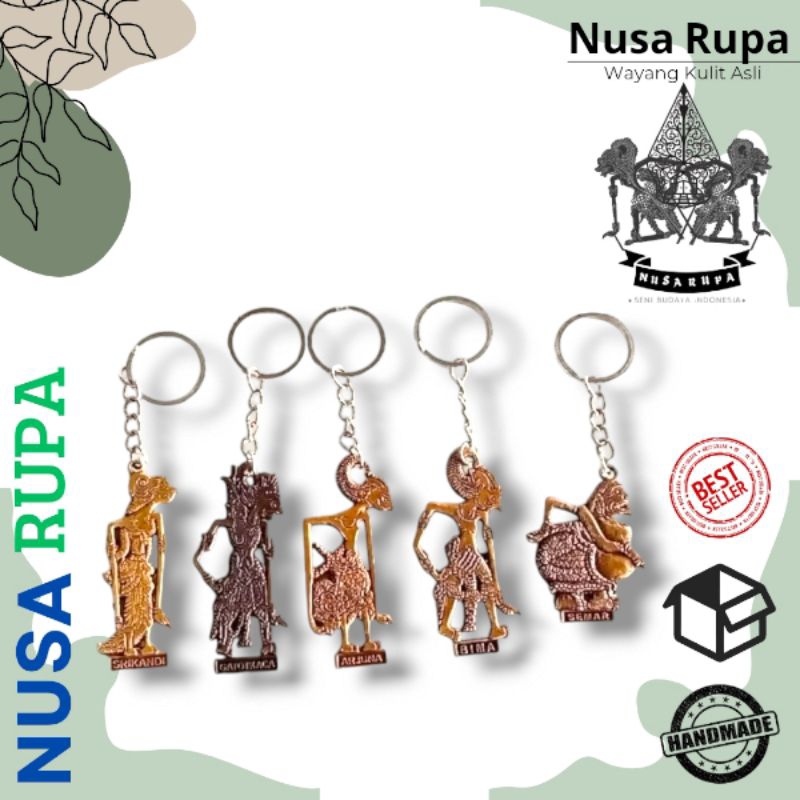 Jual NUSA RUPA Wayang Gantungan kunci logam khas indonesia seri wayang. | Shopee Indonesia