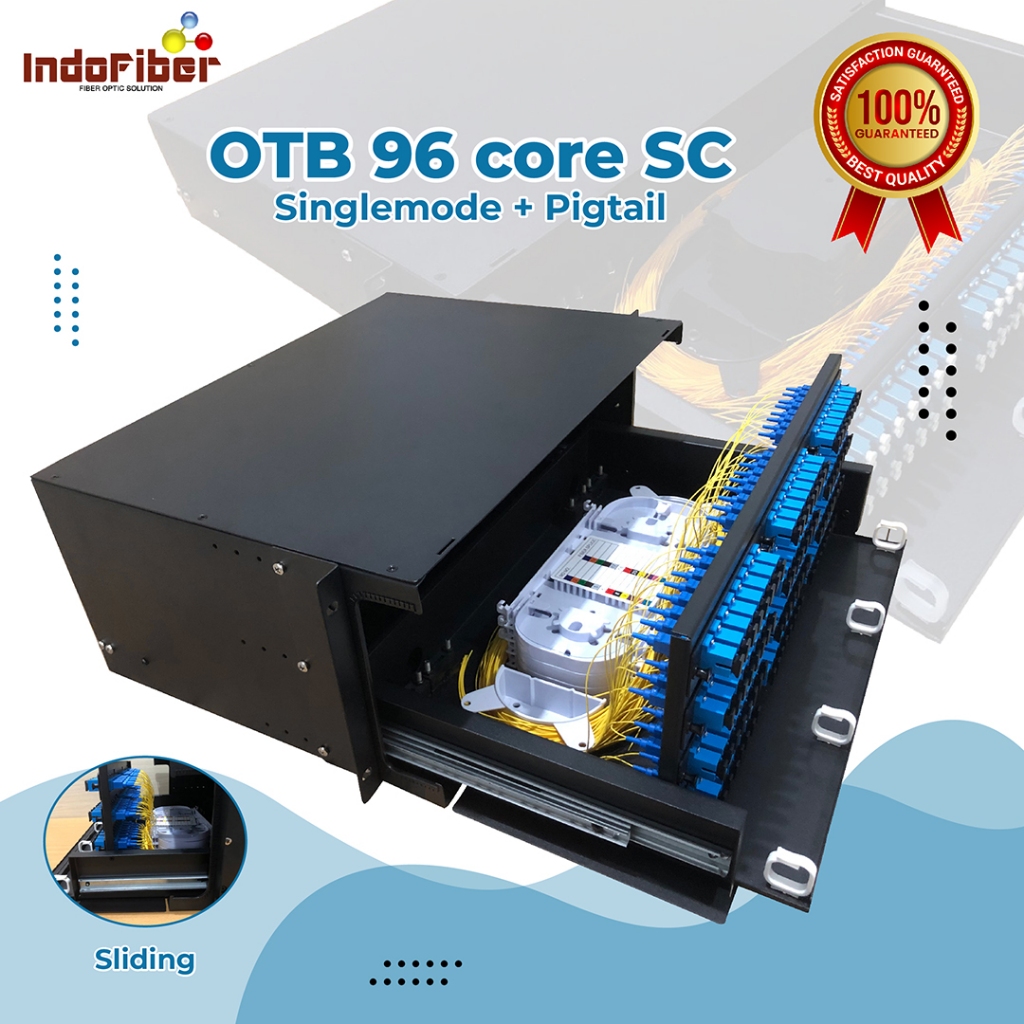 Jual INDOFIBER OTB 96 core SC singlemode lengkap + pigtail | Shopee ...