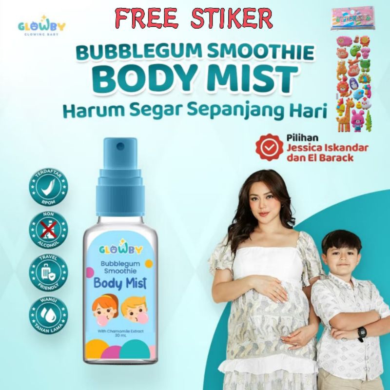 Jual Glowby body mist / PARFUM bubble gum bisa untuk badan bayi dan ...