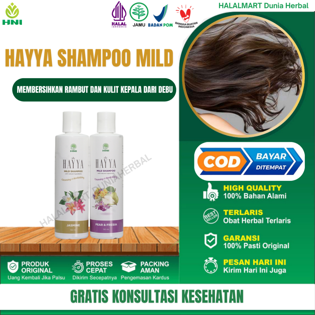Jual HAYYA MILD SHAMPOO Yang Dapat Membantu Membersihkan Rambut Dan ...