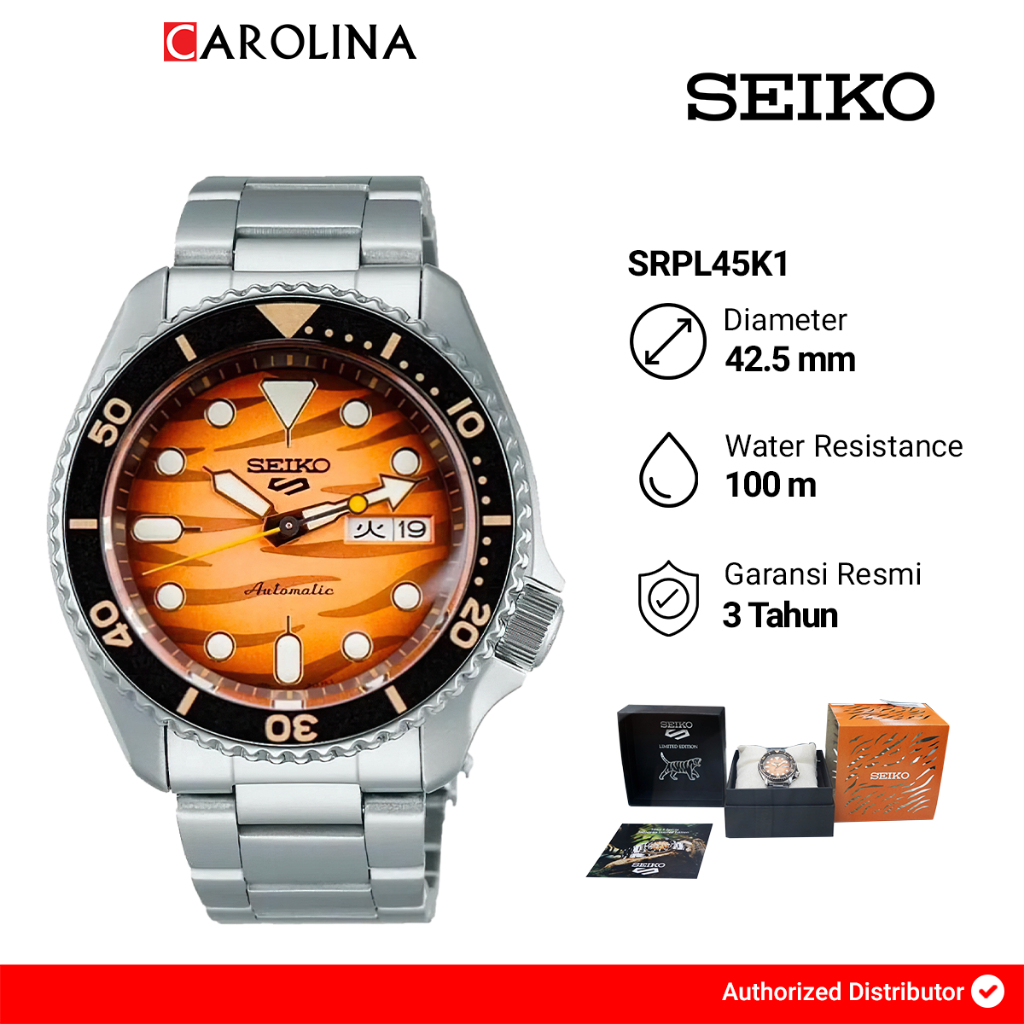 Jual Jam Tangan Pria Seiko 5 Sports SRPL45K1 Indonesian Exclusive Model ...