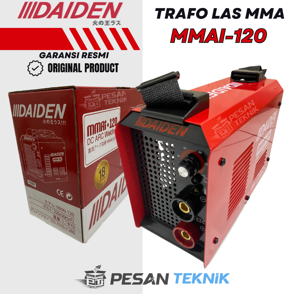 Jual Mesin Las Listrik Inverter Trafo Las Travo Las 120 ampere DAIDEN ...