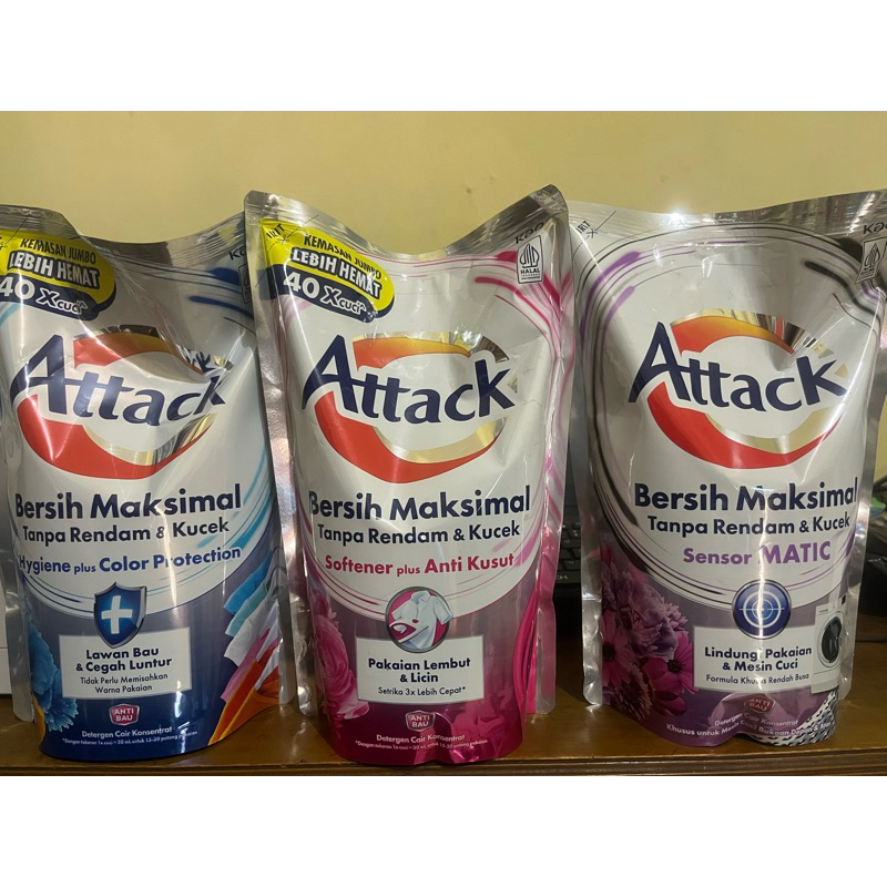Jual Attack Detergent Cair 1200ml | Shopee Indonesia