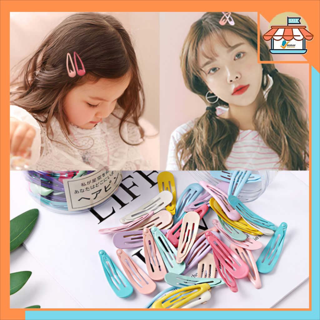 Jual RSB JR609 Jepit Rambut Wanita Kecil Lucu Warna-Warni Jepitan Korea ...