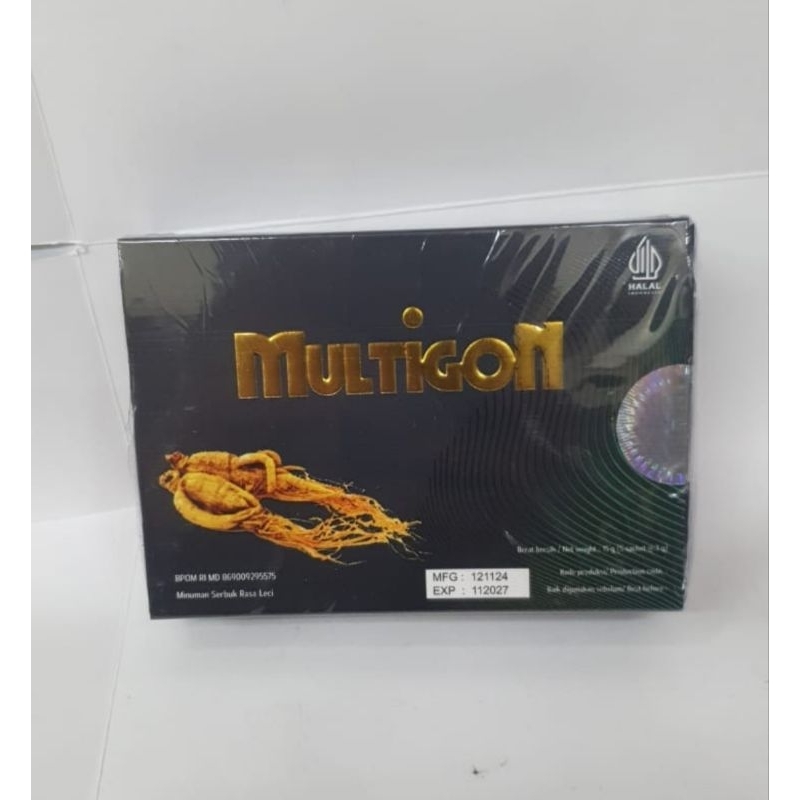 Jual Multigon Ginseng Herbal Stamina Pria Minuman serbuk stamina pria ...
