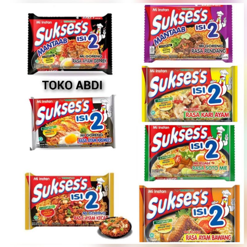 Jual mie sukses all varian 126g | Shopee Indonesia