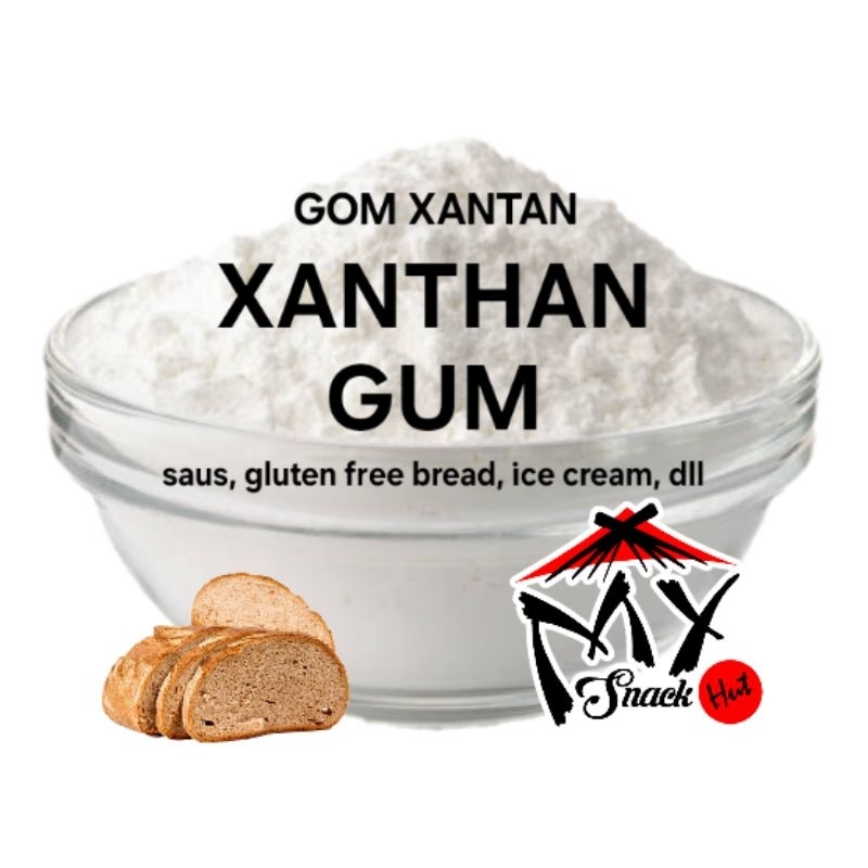 Jual XANTHAN GUM 50GR FOOD GRADE GOM GAM XANTAN SANTHAN PENGENTAL ROTI ...