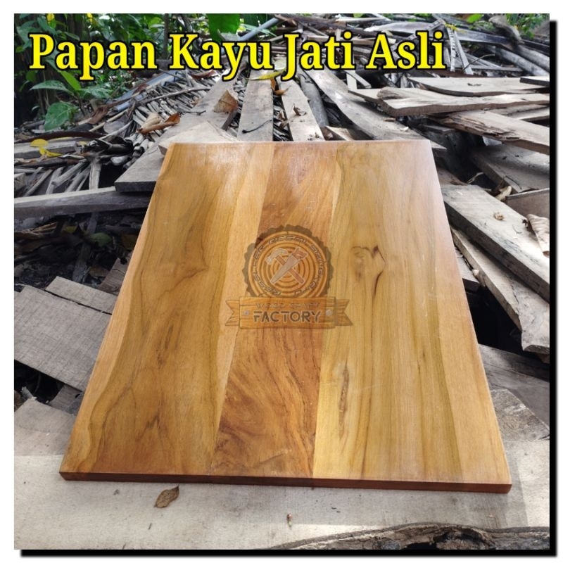 Jual Papan kayu jati asli 40x30 papan ambalan wooden board bahan ...