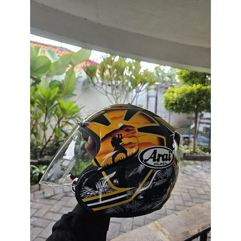 Jual Helm Copy Arai Spirit Gold AHP | Shopee Indonesia