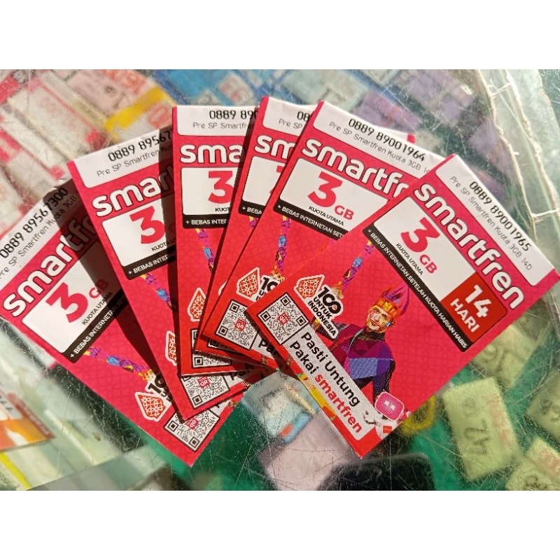 Jual kartu perdana smartfren 3GB + 5 GB siap pakai | Shopee Indonesia