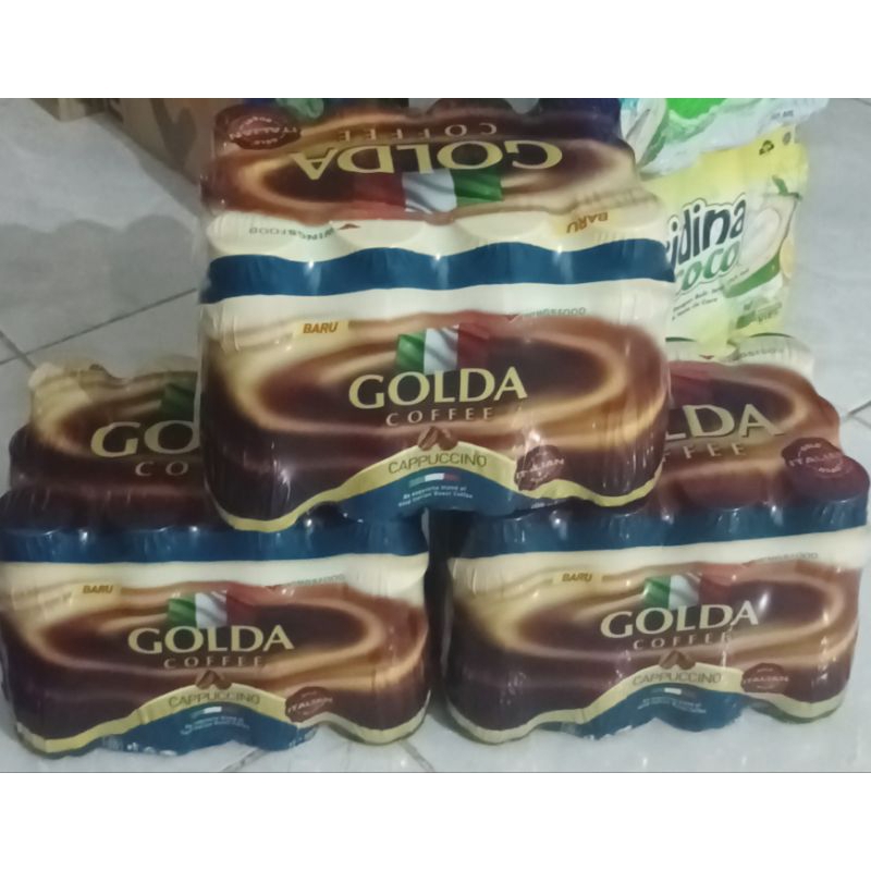 Jual GOLDA COFFEE CAPUCINO 12 BOTOL 200ML | Shopee Indonesia