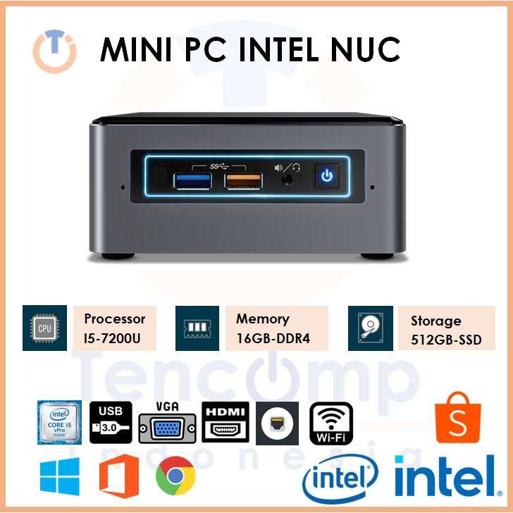 Jual [Like New] Mini PC NUC Core i5 RAM 16GB / SSD 512GB | Shopee Indonesia