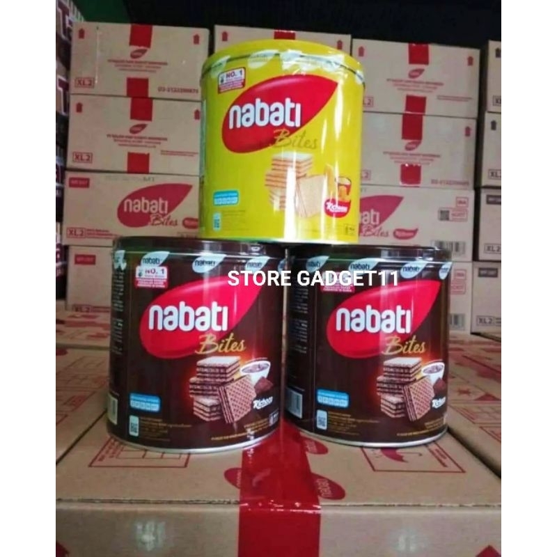 Jual Wafer Nabati kaleng 240gr Langsung kirim | Shopee Indonesia